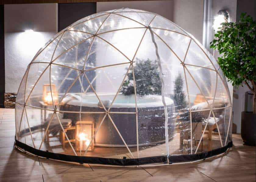 Relaxing Domes-Domespaces