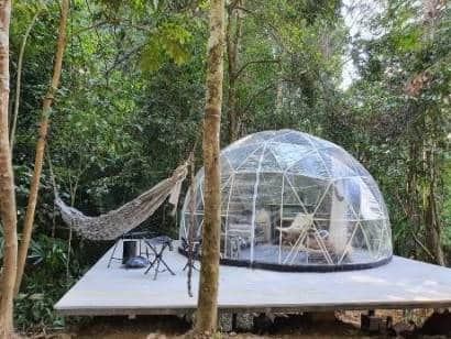 Relaxing Domes-Domespaces
